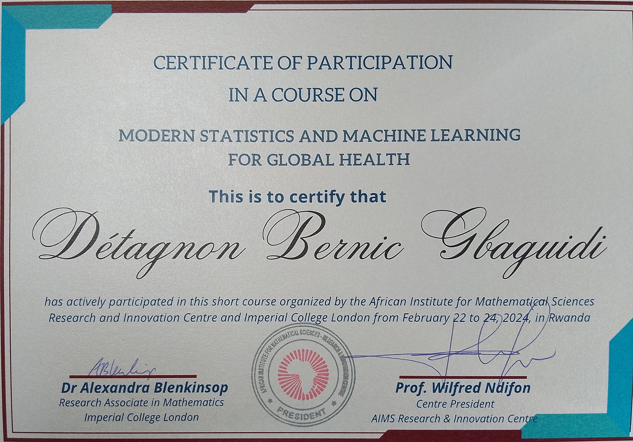 Détagnon’s github page | I am Détagnon Bernic GBAGUIDI, passionate about science and technology ...